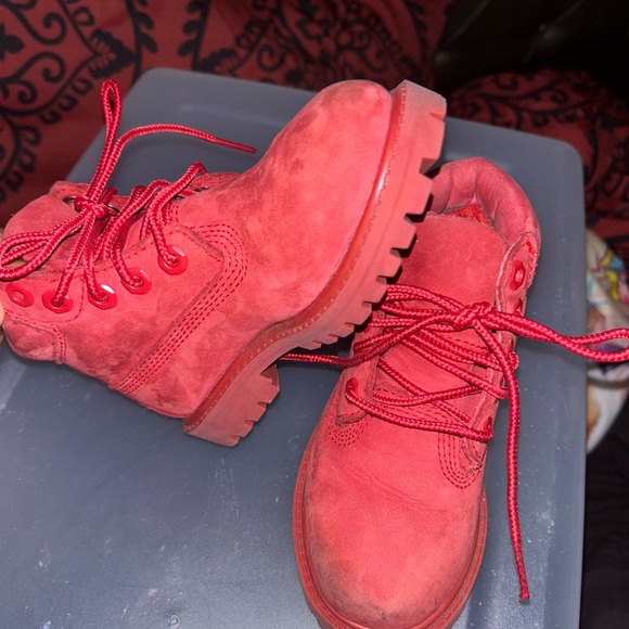 Timberland | Shoes | Toddler 8c Red Timberland | Poshmark